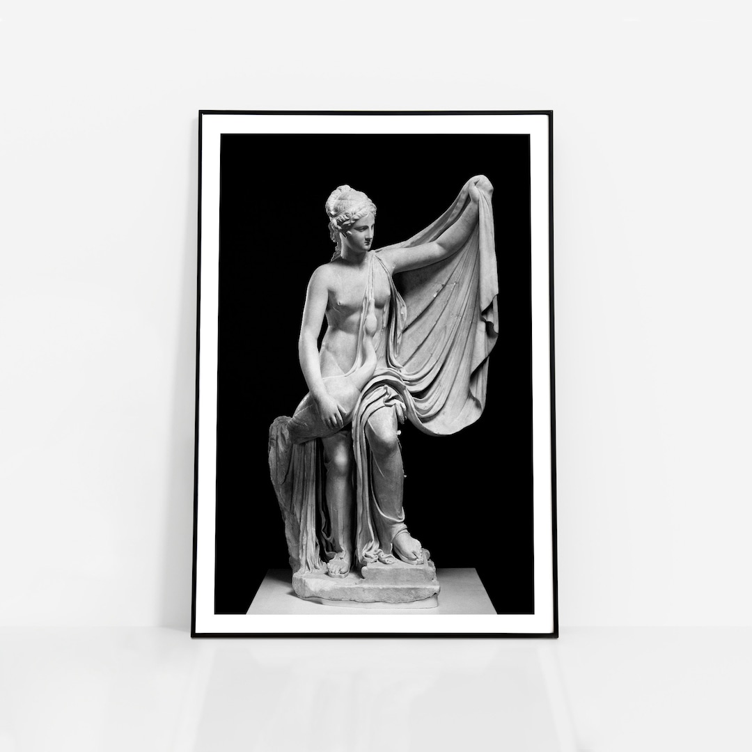 Leda and the Swan Statue Print: Greek Mythology Wall Art - Etsy