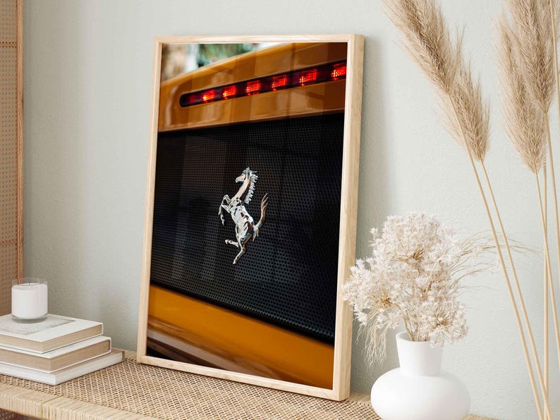 Ferrari Logo Poster, F1 Wall Art Formula One - Etsy UK