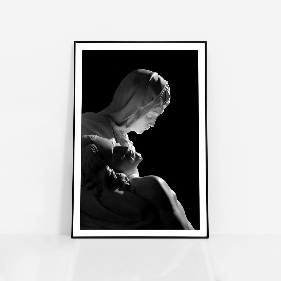 The Pieta Print: Michelangelo Poster, Renaissance Art Decor - Etsy