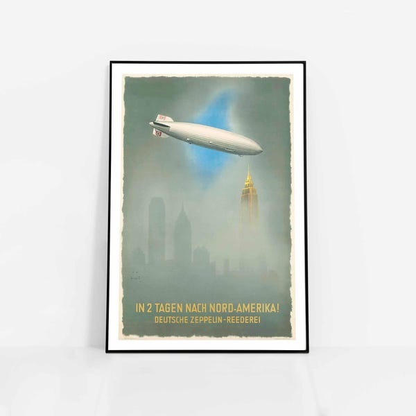 Airship Zeppelin - Etsy