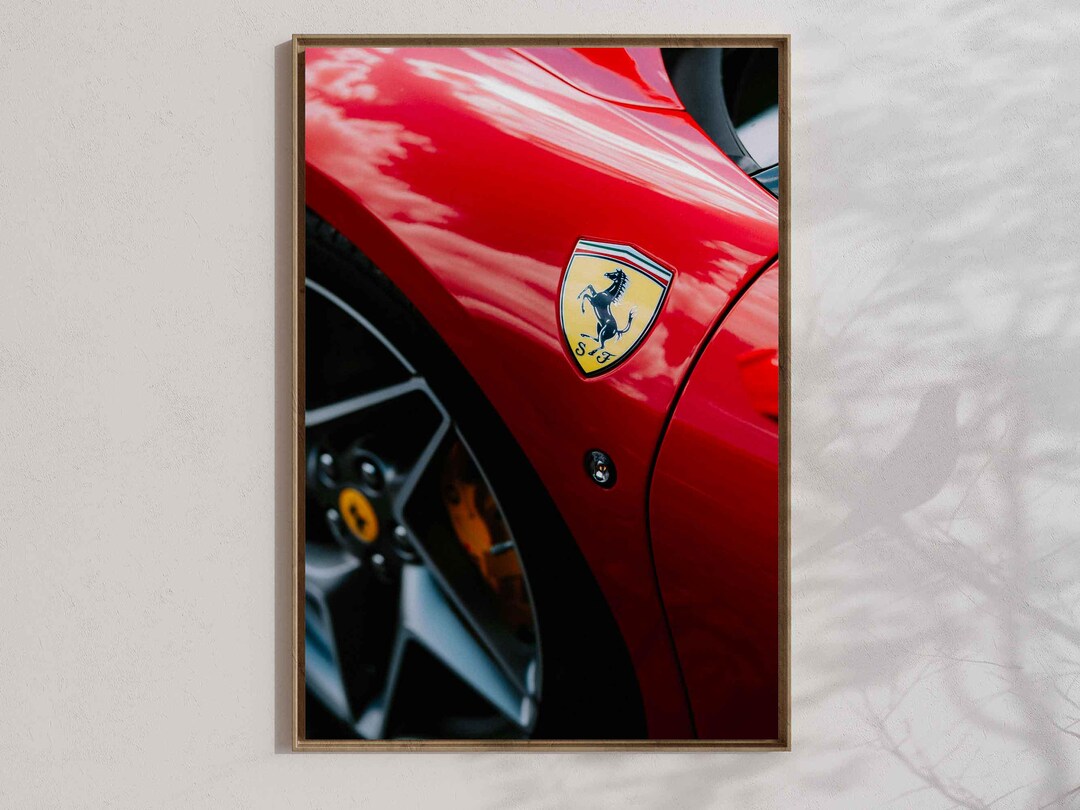 F1 Ferrari Poster, Formula One Wall Art - Etsy