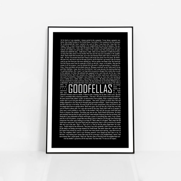 Goodfellas Poster - Etsy