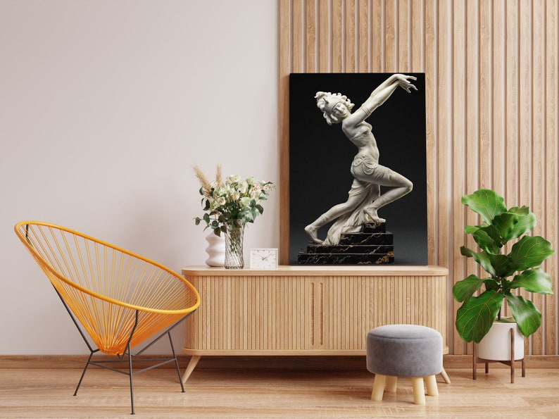Dancing Woman Poster Dante Zoi Dance of the Peacock - Etsy