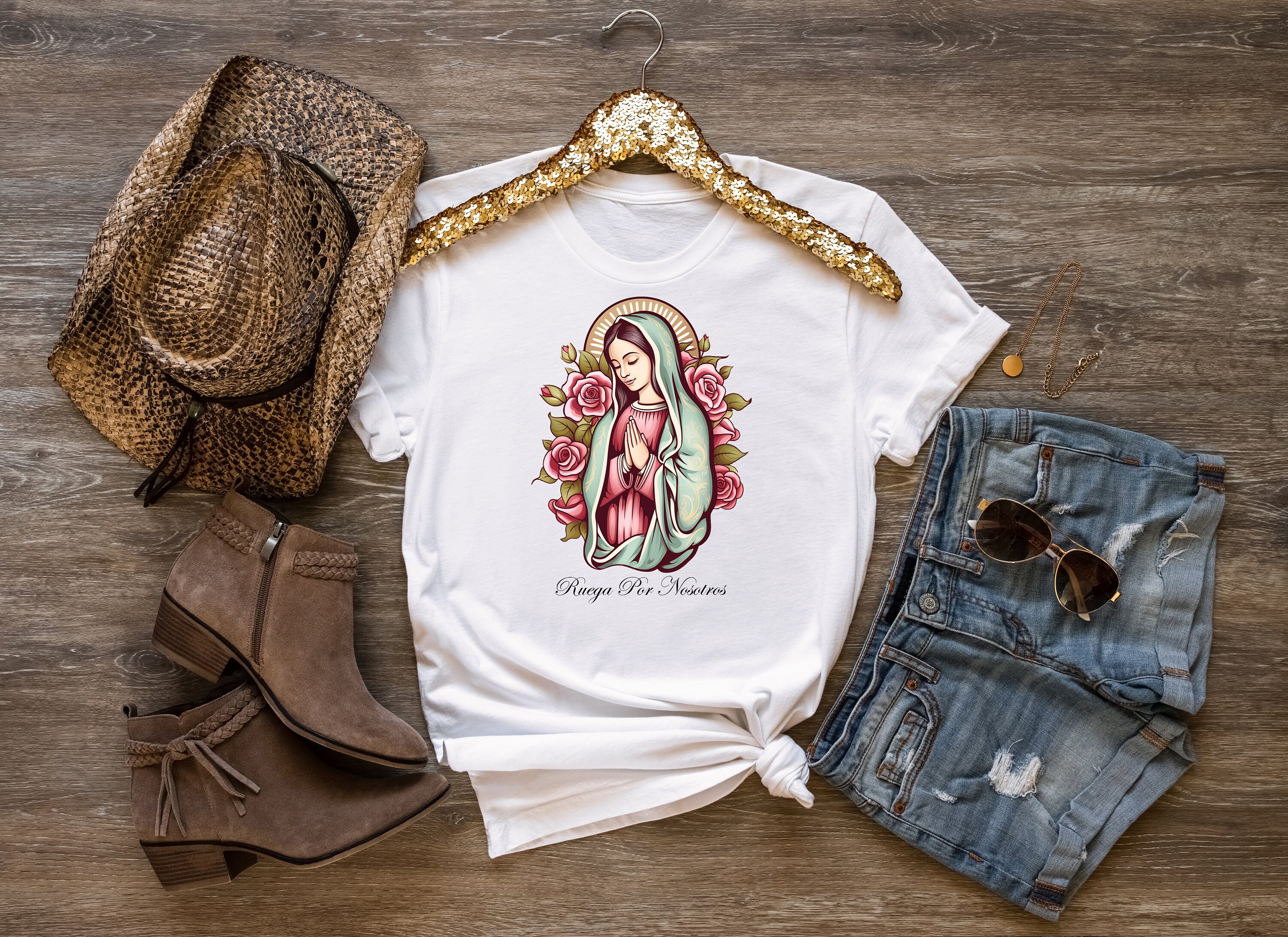 Virgen De Guadalupe,Virgencita,Camisa Católica, Ropa Catolica, Ropa ...