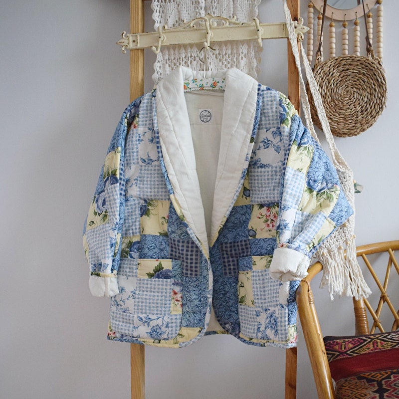 Patchwork Quilt Jacket - Etsy