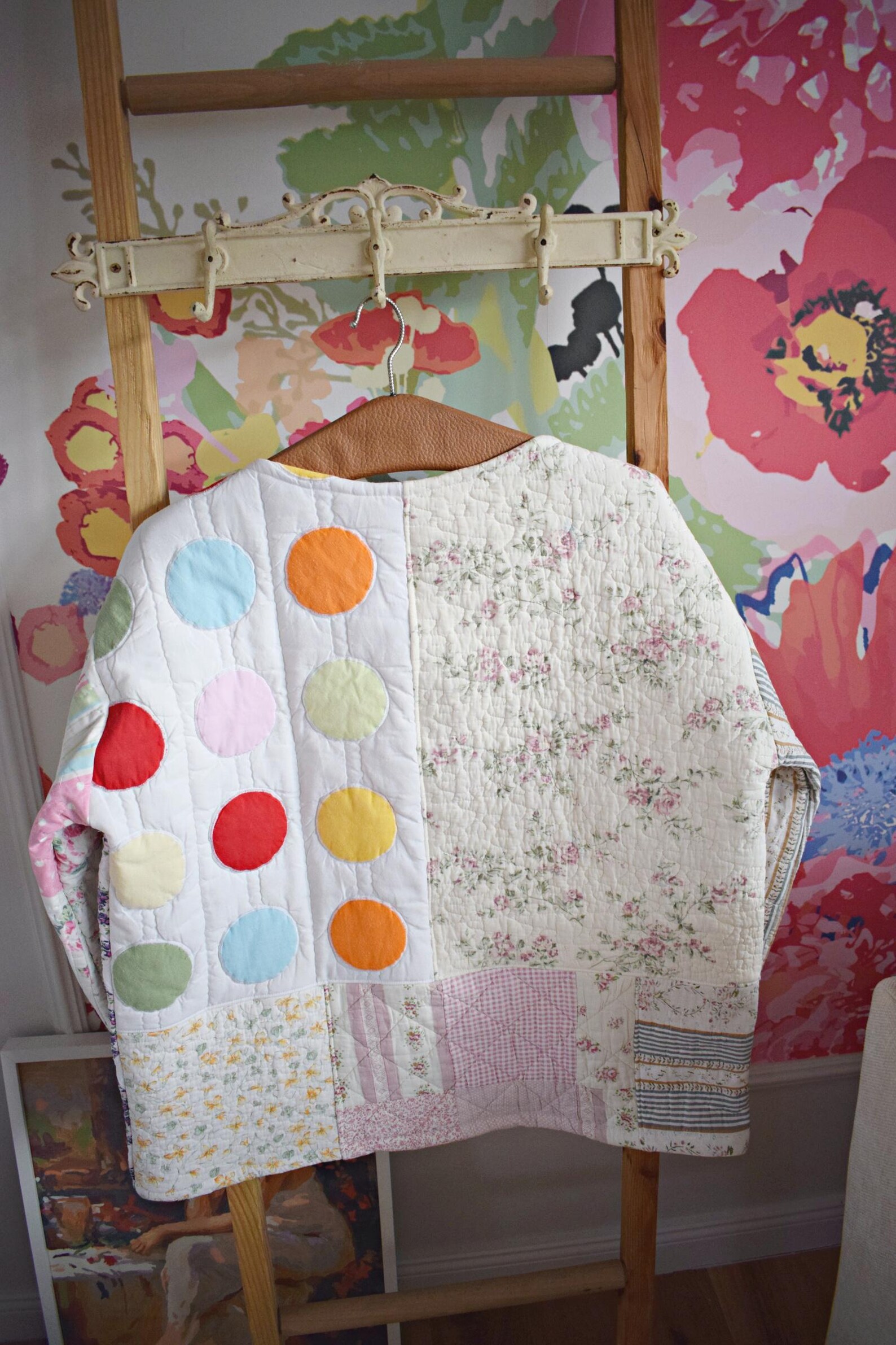 Quilt Pullover / Vintage Patchwork Quilt Sweatshirt / Top Made From Old ...
