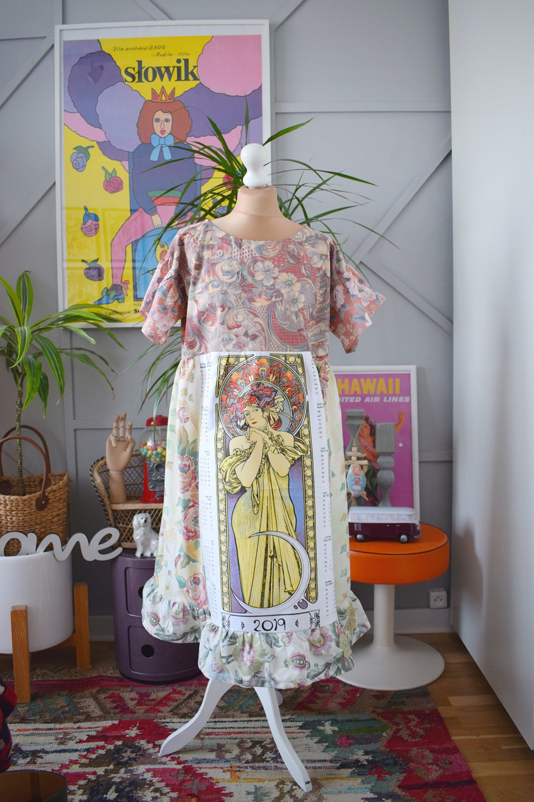 Upcycled Dress Vintage Dress Recycled Dress Patchwork - Etsy