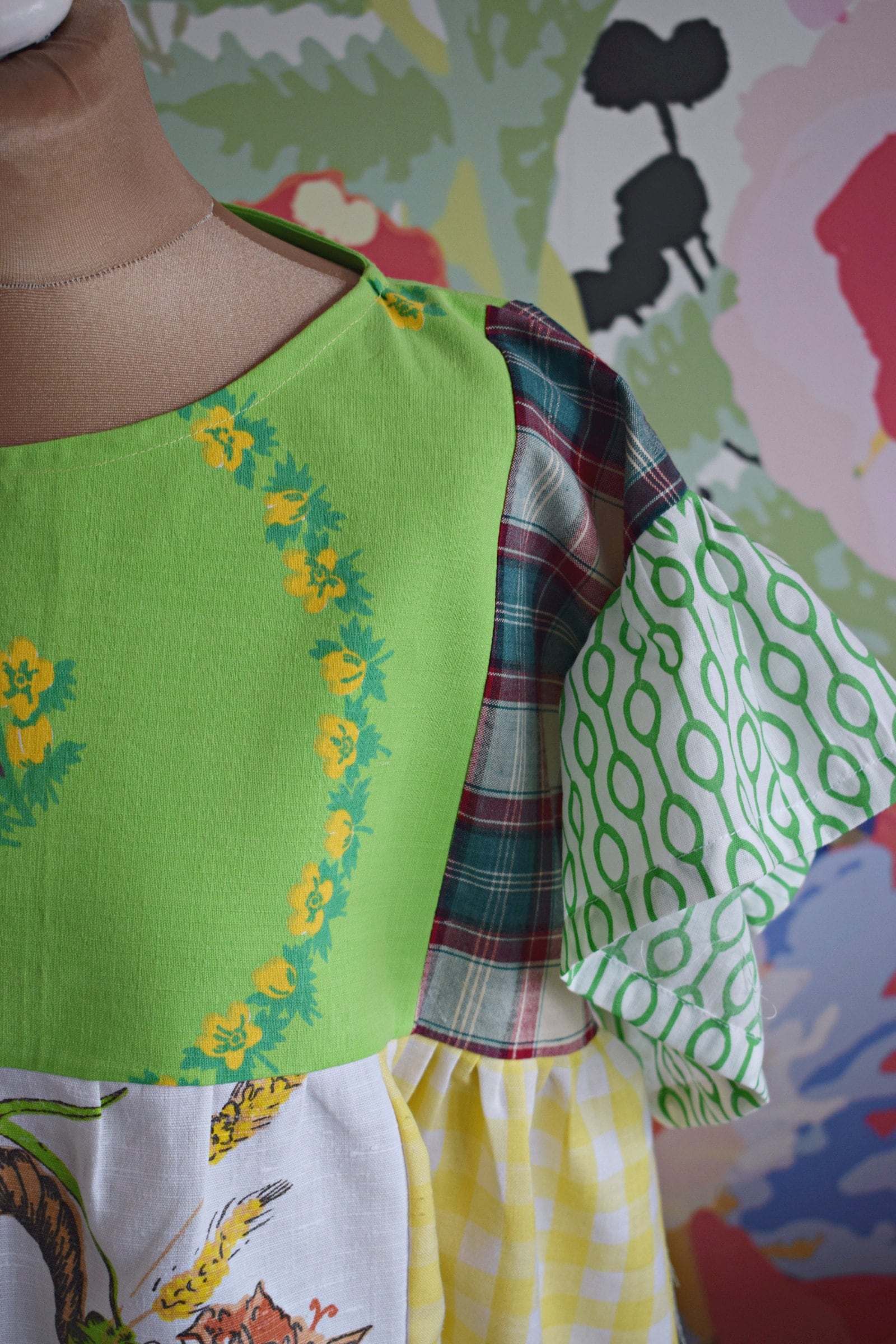 Handmade Upcycled Patchwork Dress, Boho Hippie Style - Etsy