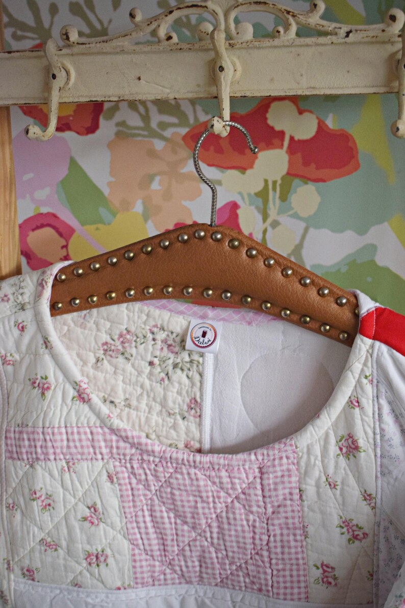 Quilt Pullover / Vintage Patchwork Quilt Sweatshirt / Top Made From Old ...