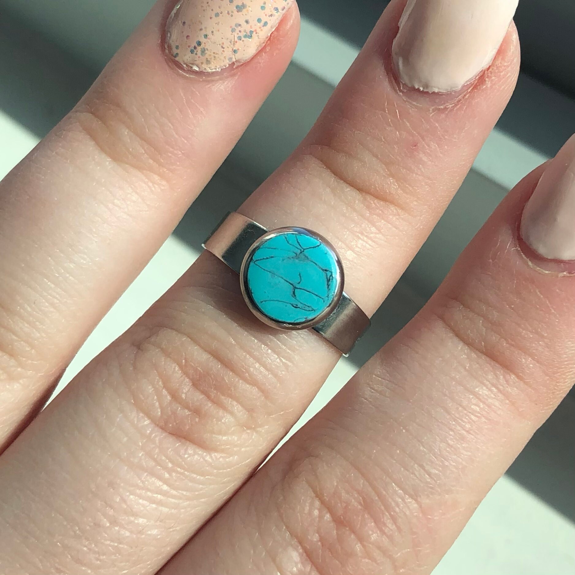 Marble Polymer Clay Rings Clay Rings Stainless Steel Rings | Etsy