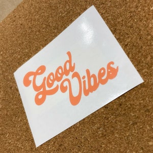 Good Vibes Decal - Etsy