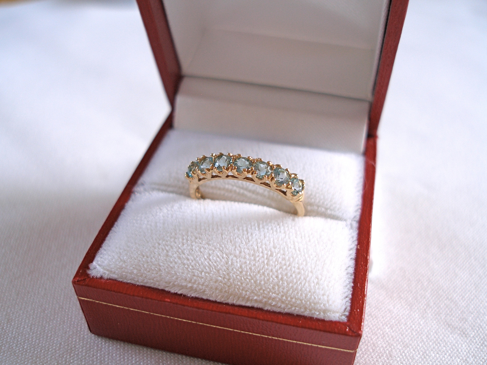 Marcel Drucker - Blue Topaz 'journey' 10k Gold Ring - Etsy