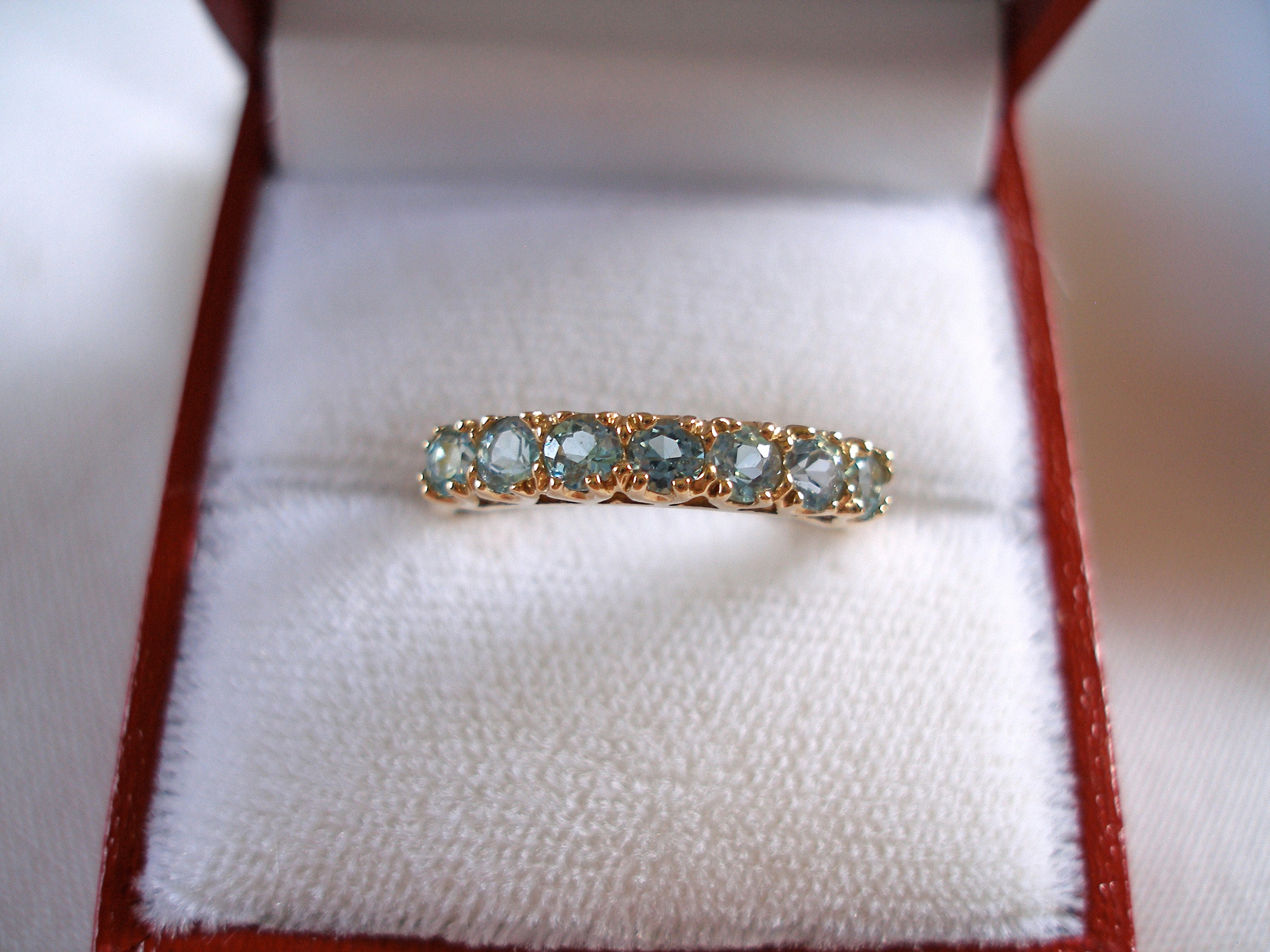 Marcel Drucker - Blue Topaz 'journey' 10k Gold Ring - Etsy
