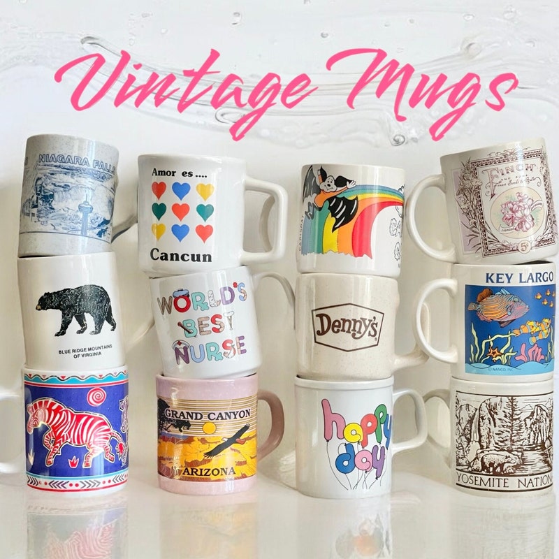 Vintage Coffee Mugs - Etsy