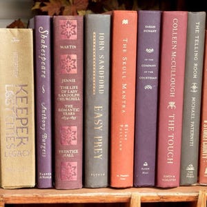 Fall Autumn Colors Vintage Display Books | Cottagecore Witchy Earth ...