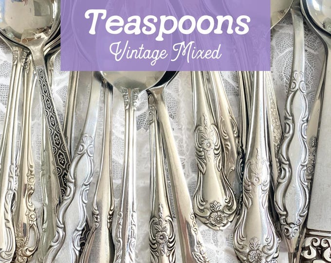 Silver Spoon Handles for Spoon Rings Silverware Spoon Ends Crafting ...