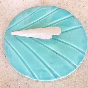 Midcentury Turquoise Sundial Pot W/ Lid Sun Dial Ceramic Pottery ...