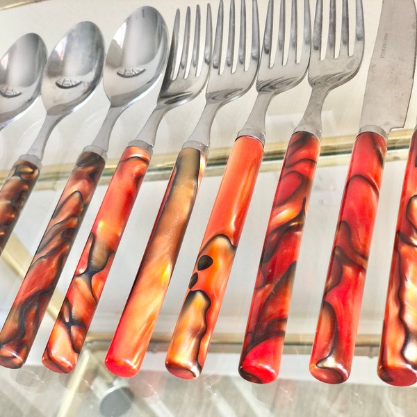 Acrylic Midcentury Silverware - Etsy