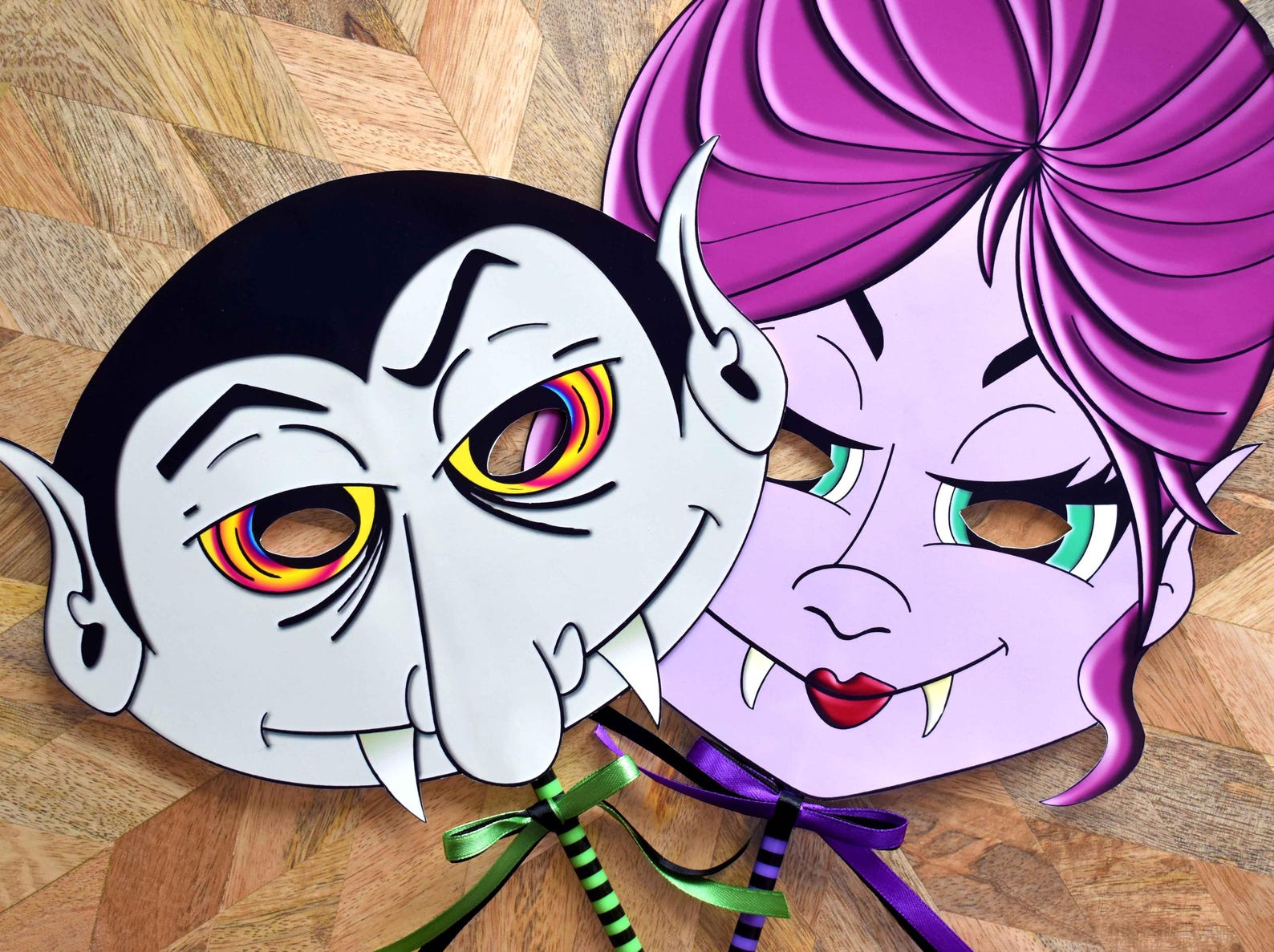 Printable Monster Face Masks/photo Props - Etsy