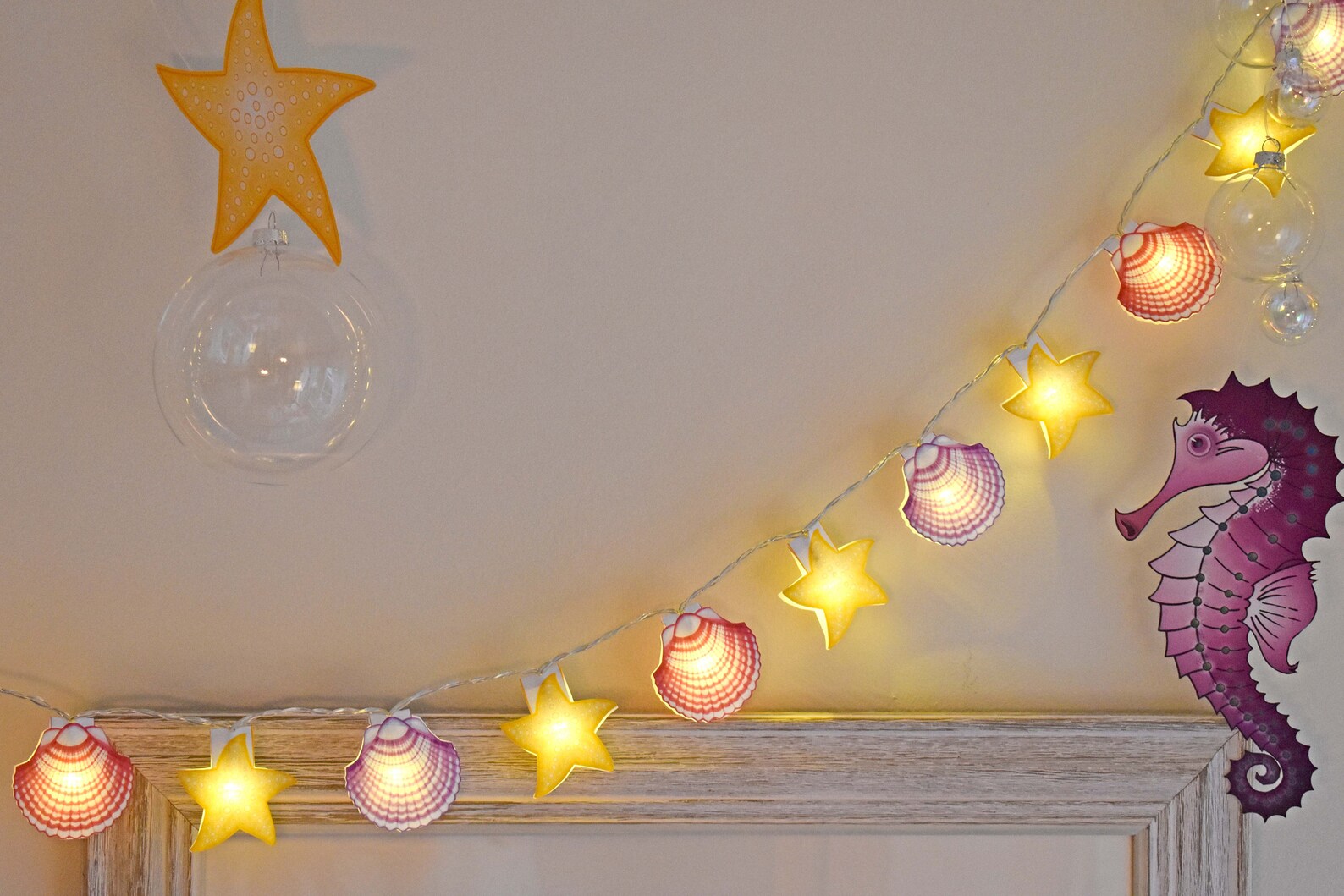 Printable Shell & Starfish Fairy Light Covers - Etsy