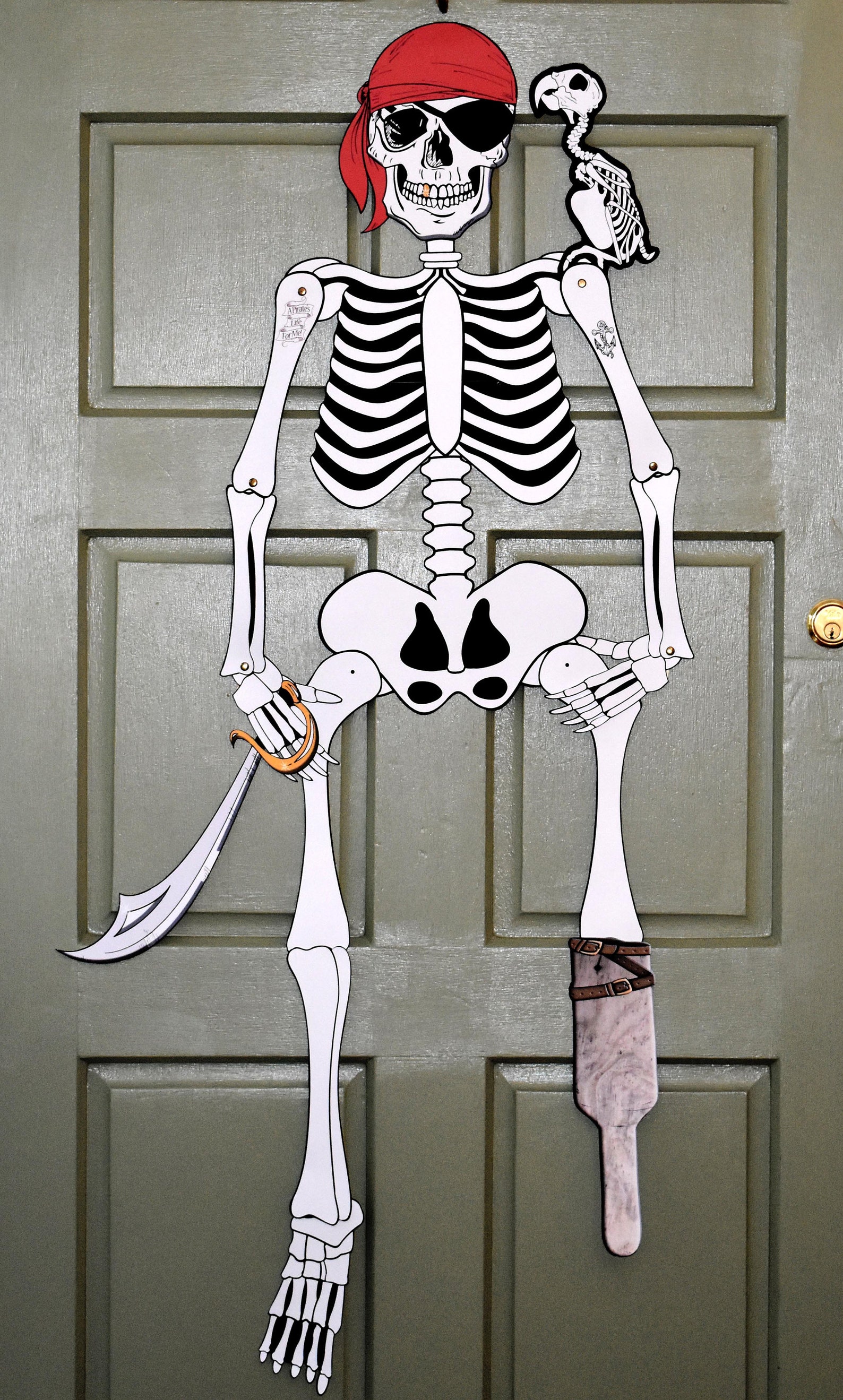 Printable Skeleton Decoration & Pirate Skeleton Decoration - Etsy