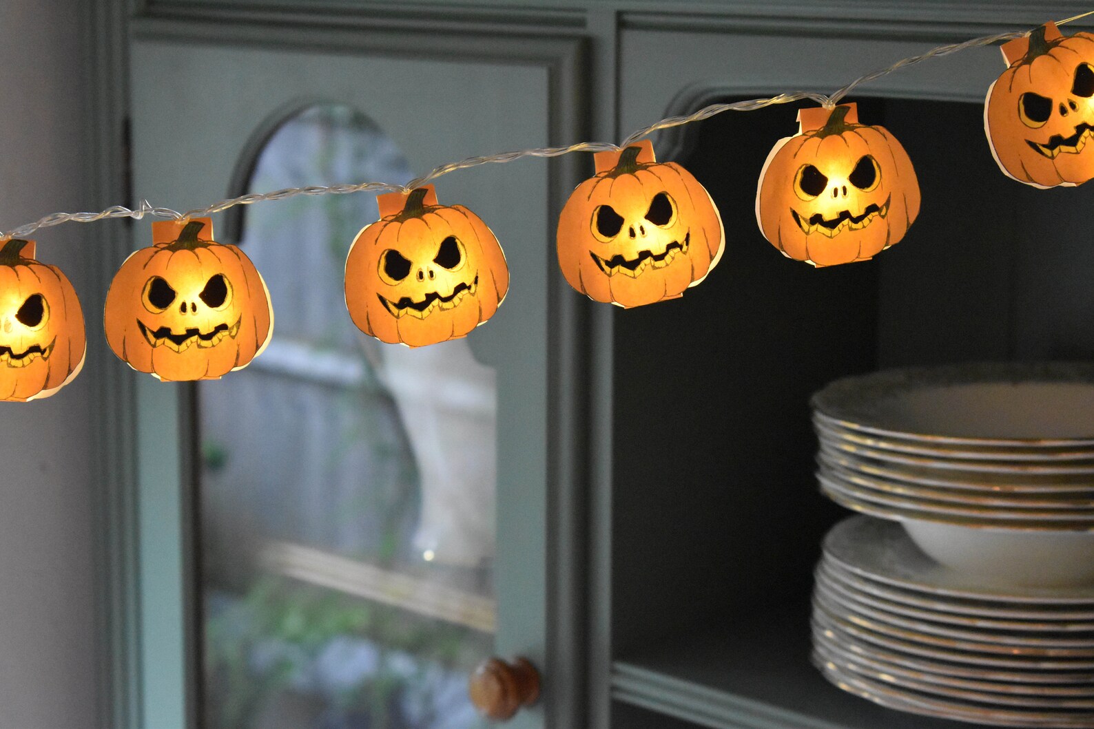 Printable Pumpkin Fairy Light Covers - Etsy