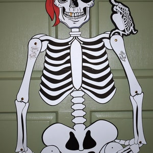 Printable Skeleton Decoration & Pirate Skeleton Decoration - Etsy