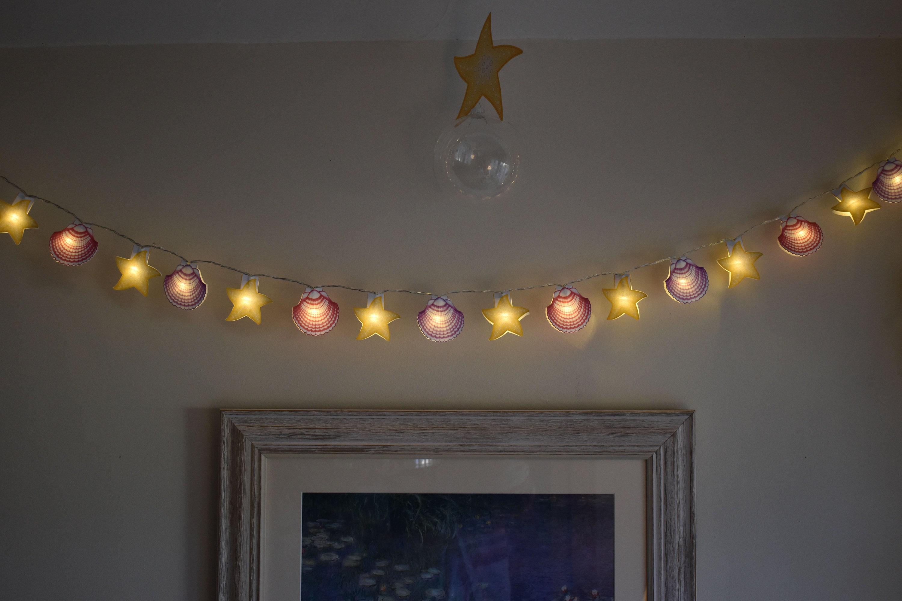 Printable Shell & Starfish Fairy Light Covers - Etsy
