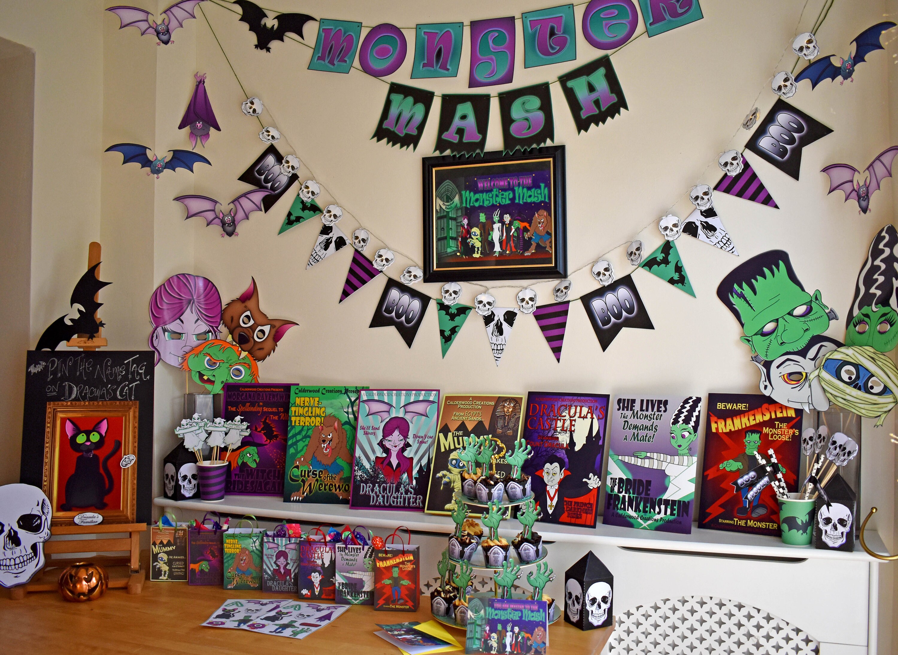 Monster Mash Halloween Party Printable Download - Etsy