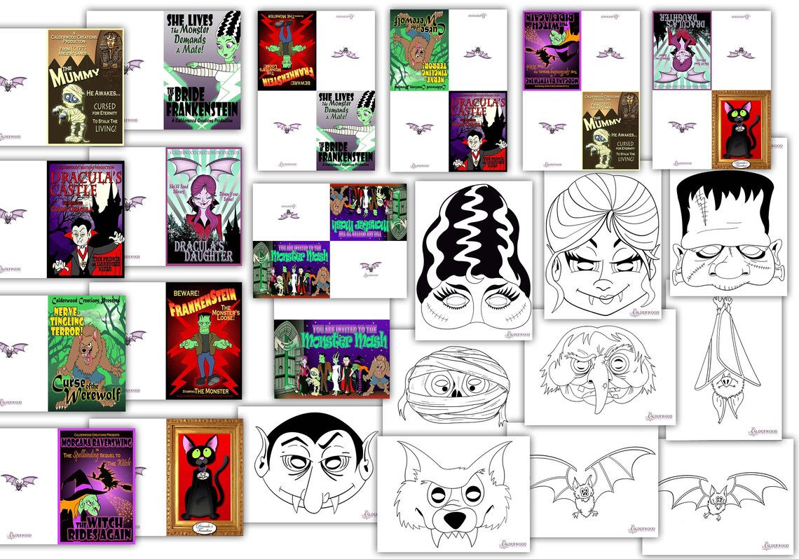 Monster Mash Halloween Party Printable Download | Etsy