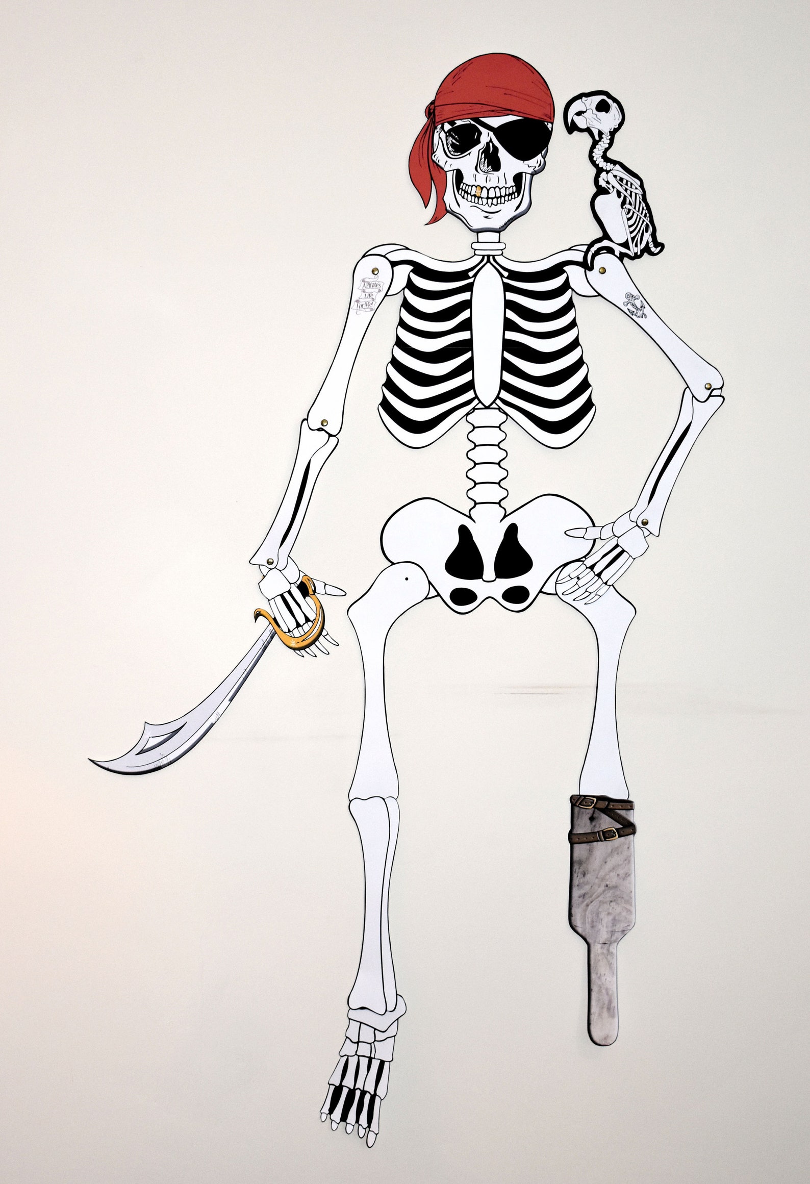 Printable Skeleton Decoration & Pirate Skeleton Decoration - Etsy