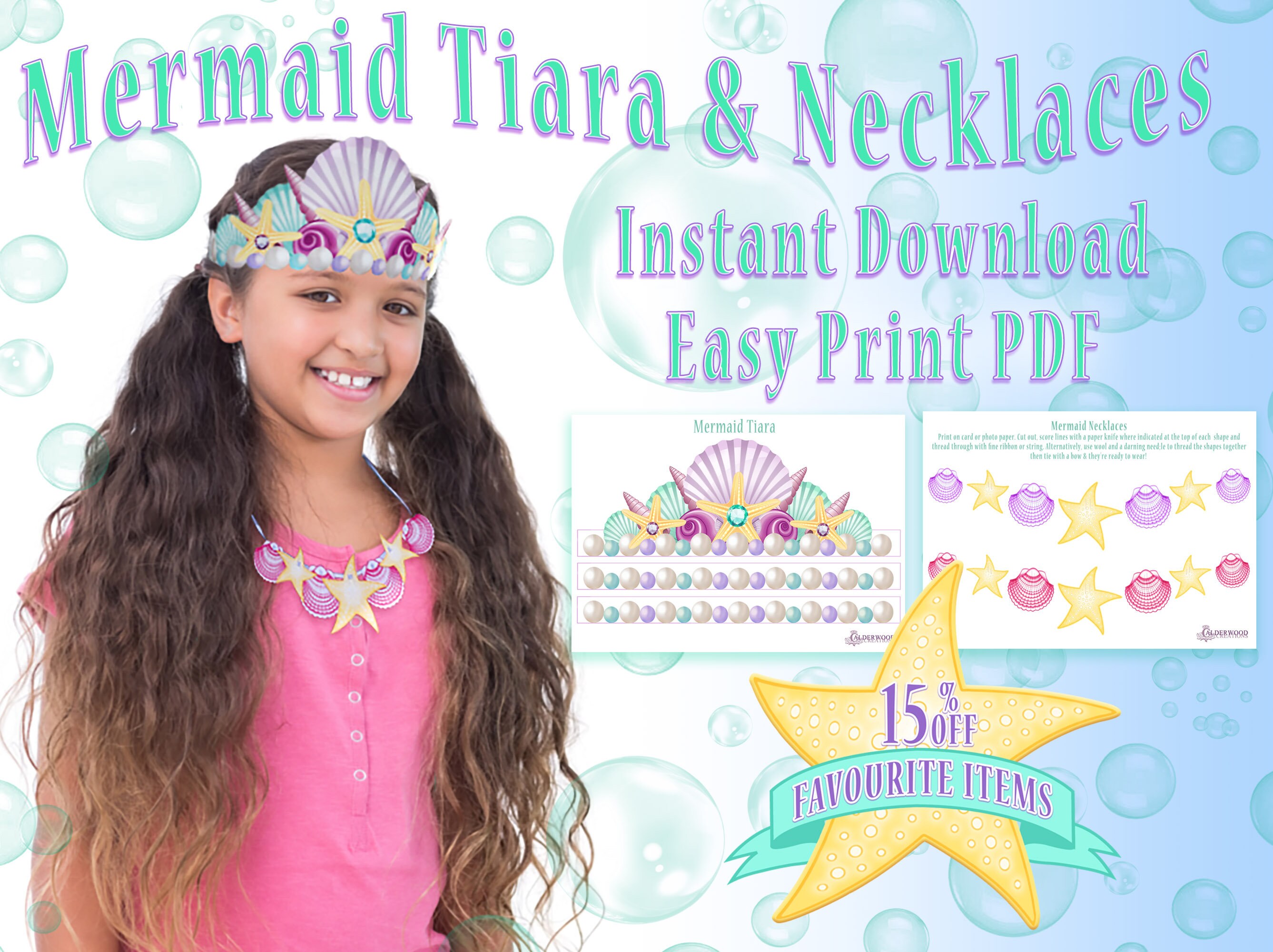 Printable Mermaid Party Pack - Etsy