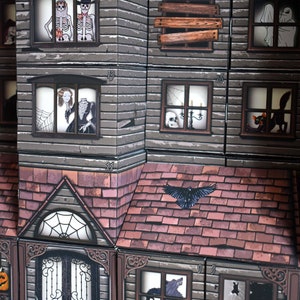 Printable Halloween Haunted House Countdown Advent Calendar - Etsy