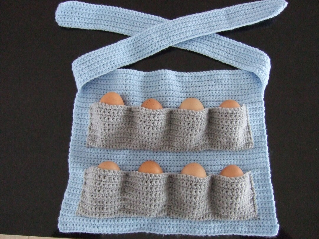 Egg Collecting Apron Crochet Pattern - Etsy