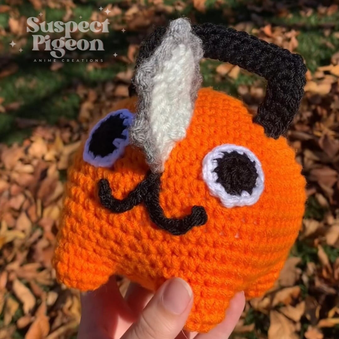 Crochet Devil Dog Handmade Anime Amigurumi Ready to Ship - Etsy