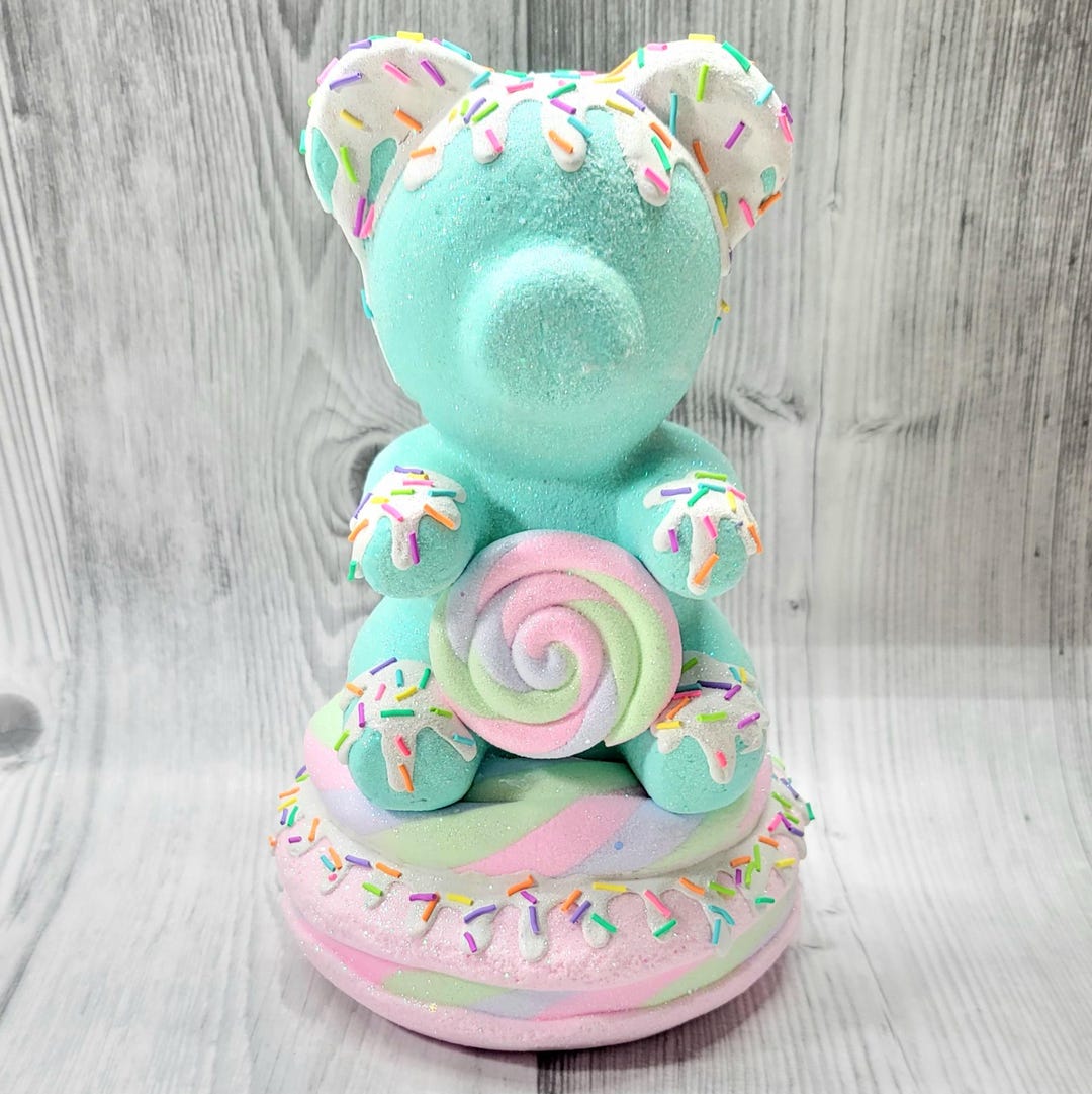 XL Gummy Bear, Fake Gummy Bear on Lollipop, Macaron, Candyland Party ...