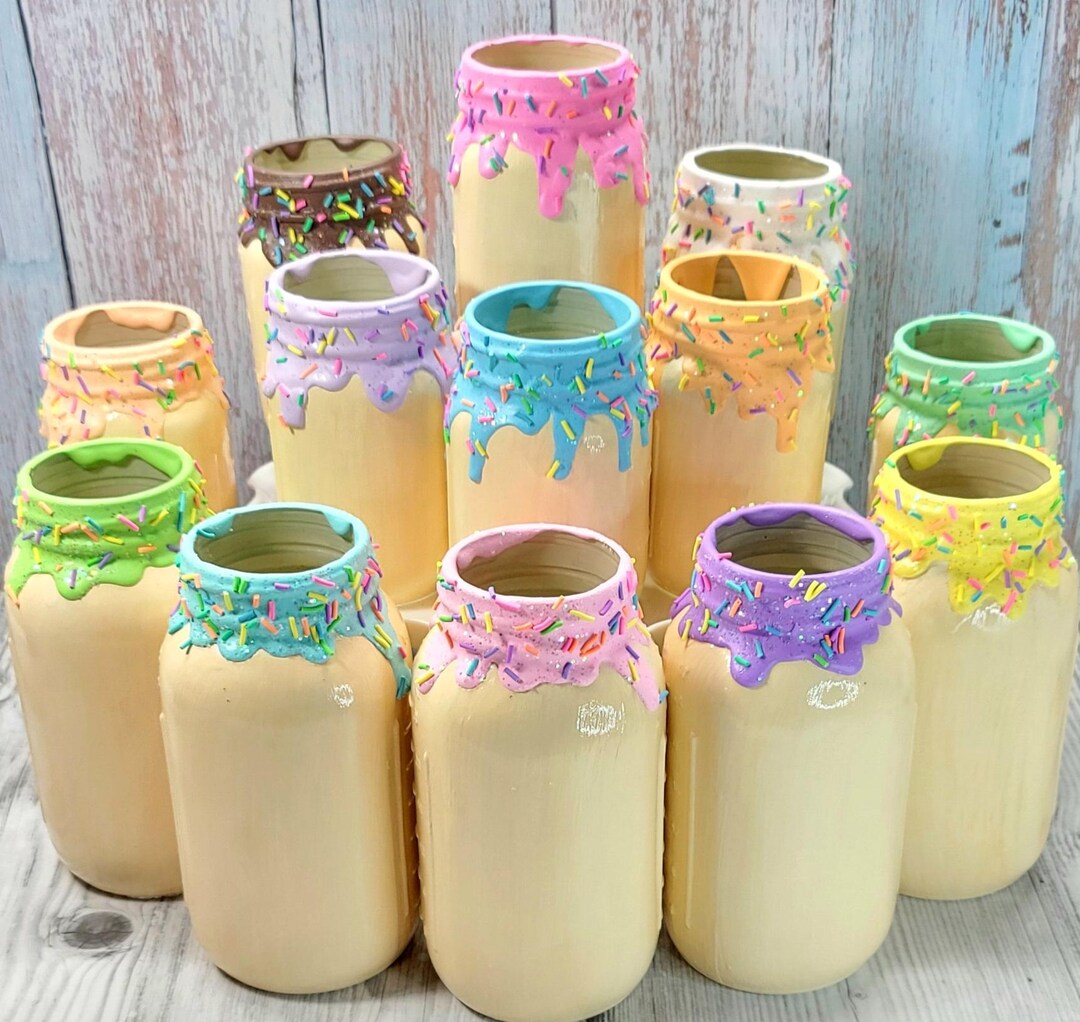 Donut Jar, Donut Party, Candyland Party, Doughnut Décor, Candy ...