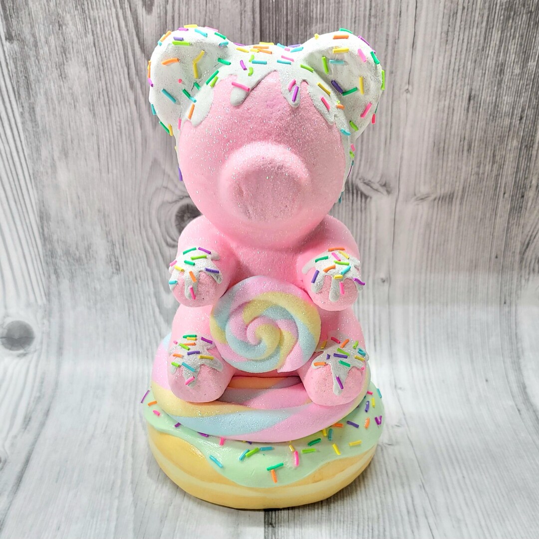 XL Gummy Bear, Fake Gummy Bear on Lollipop, Macaron, Candyland Party ...