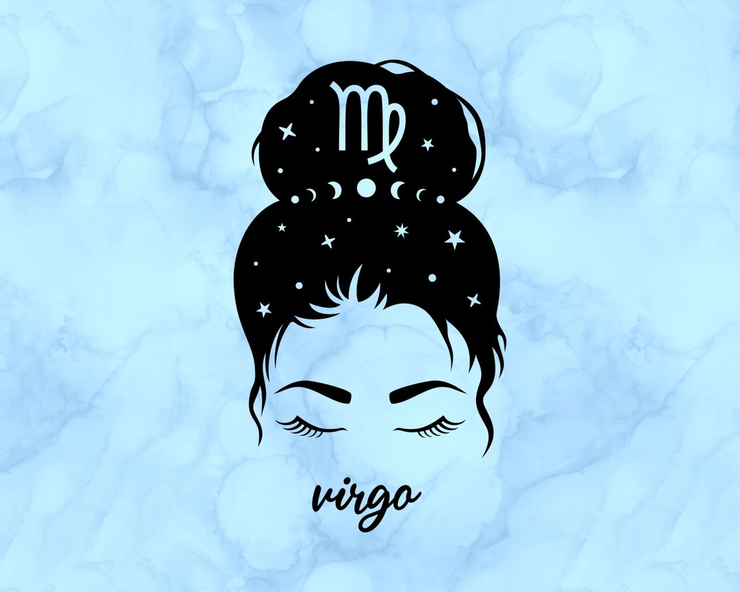 Virgo Zodiac Woman Decal - Etsy