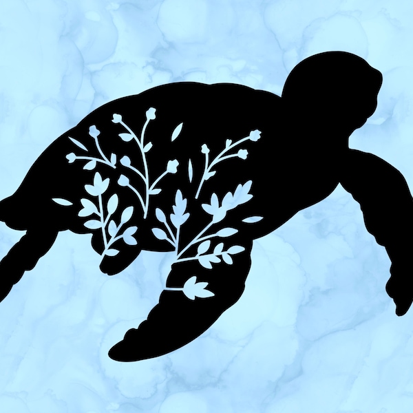 Sea Turtle Decal - Etsy