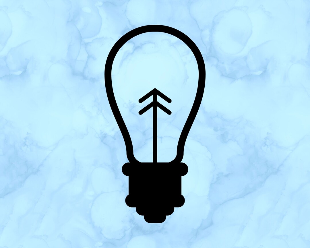 Lightbulb Decal - Etsy
