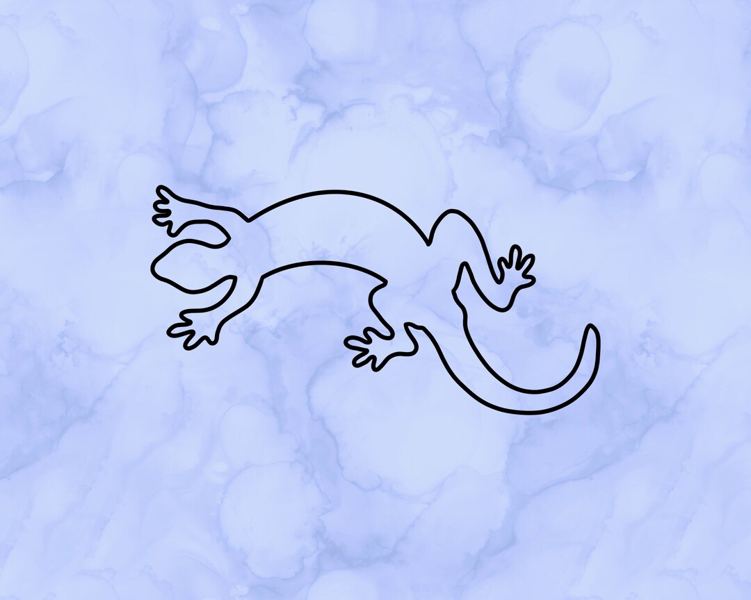 Goanna Outline Decal - Etsy