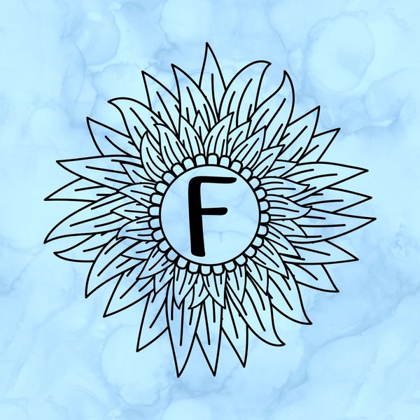 Sunflower Letter - Etsy