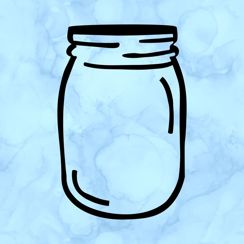 Mason Jar Decal - Etsy
