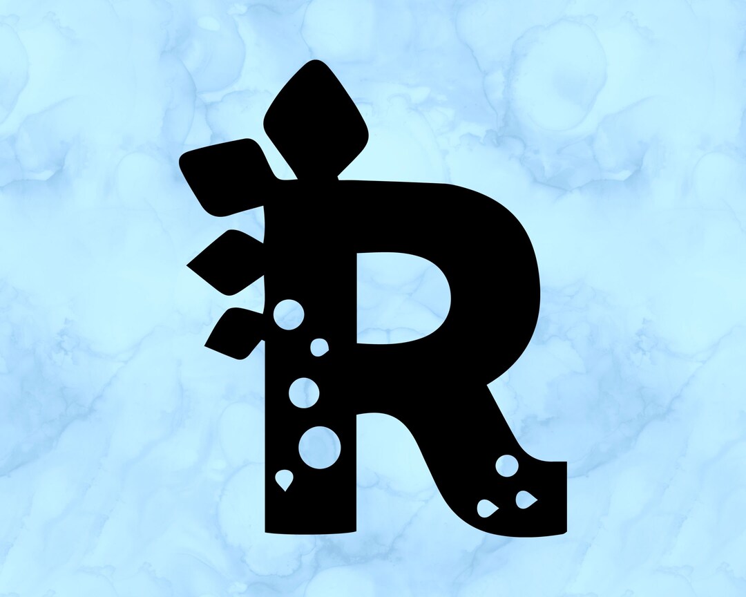 Dinosaur Letter R Decal - Etsy