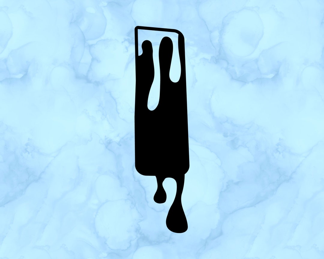 Drip Letter I Decal - Etsy