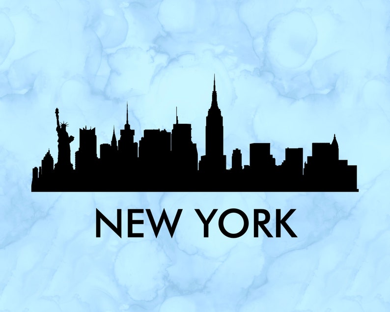 New York City, New York Skyline Decal - Etsy