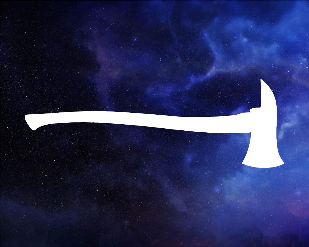 Fireman Axe Decal - Etsy