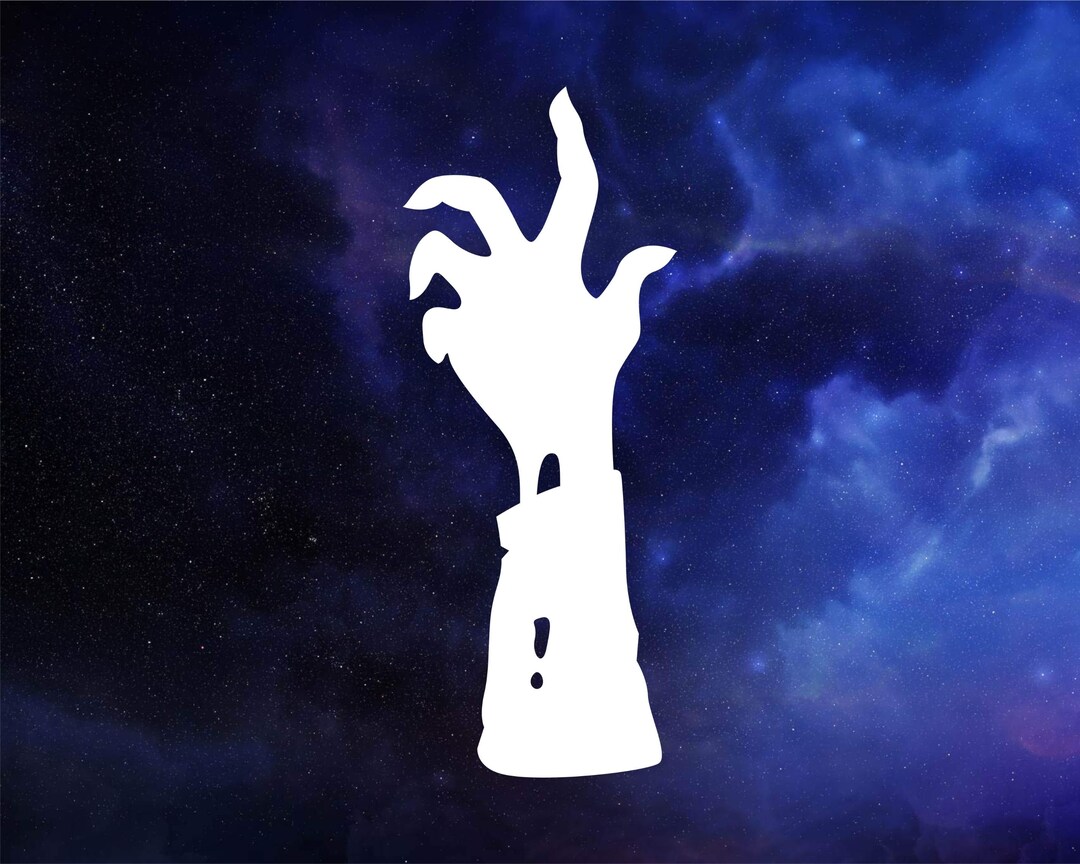 Zombie Hand Decal - Etsy