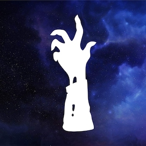 Zombie Hand Decal - Etsy